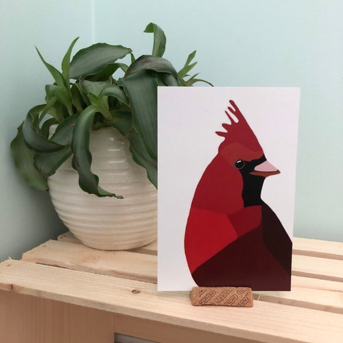 Red Cardinal Bird Printable Art Cardinal Wall Art Print - Etsy
