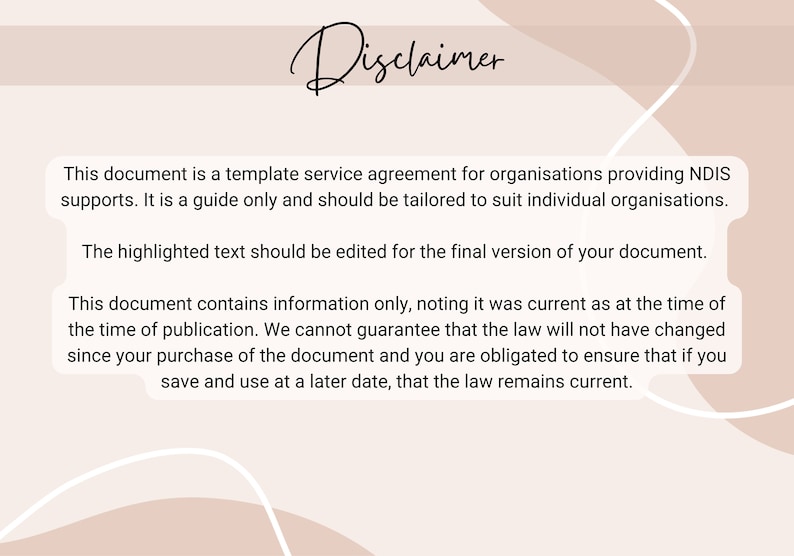 NDIS Privacy Form, NDIS Consent Form, Disability Service Provider, Sole ...