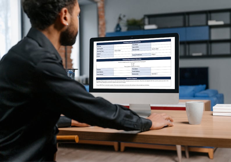 NDIS Service Agreement Template, Schedule of Supports, NDIS Client ...