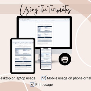 NDIS Service Agreement Template, Schedule of Supports, NDIS Client ...