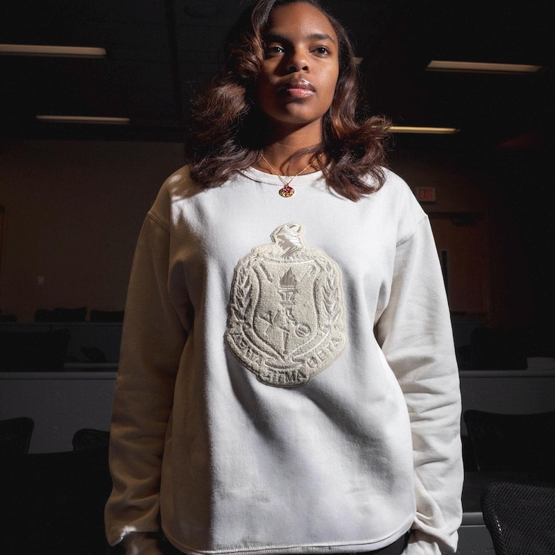 White Delta Sweatshirt - Etsy