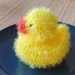 Handmade Dish Scrubby - Rubber Duck Design | Crocheted Scrubber ...