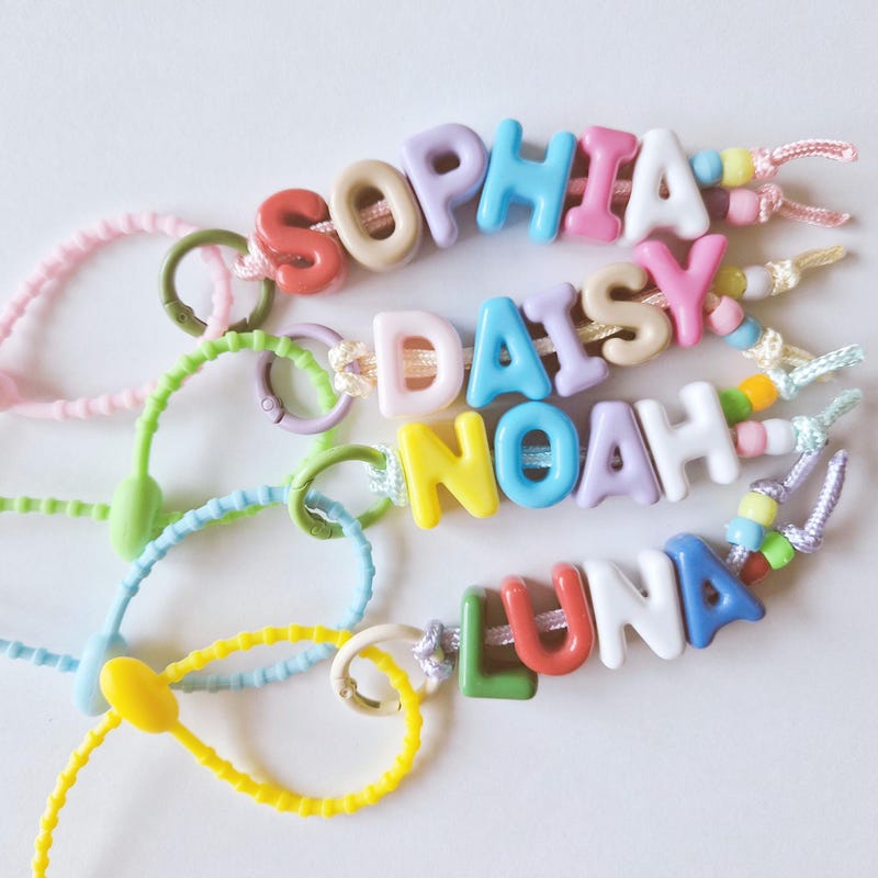 Alphabet Keychain - Etsy