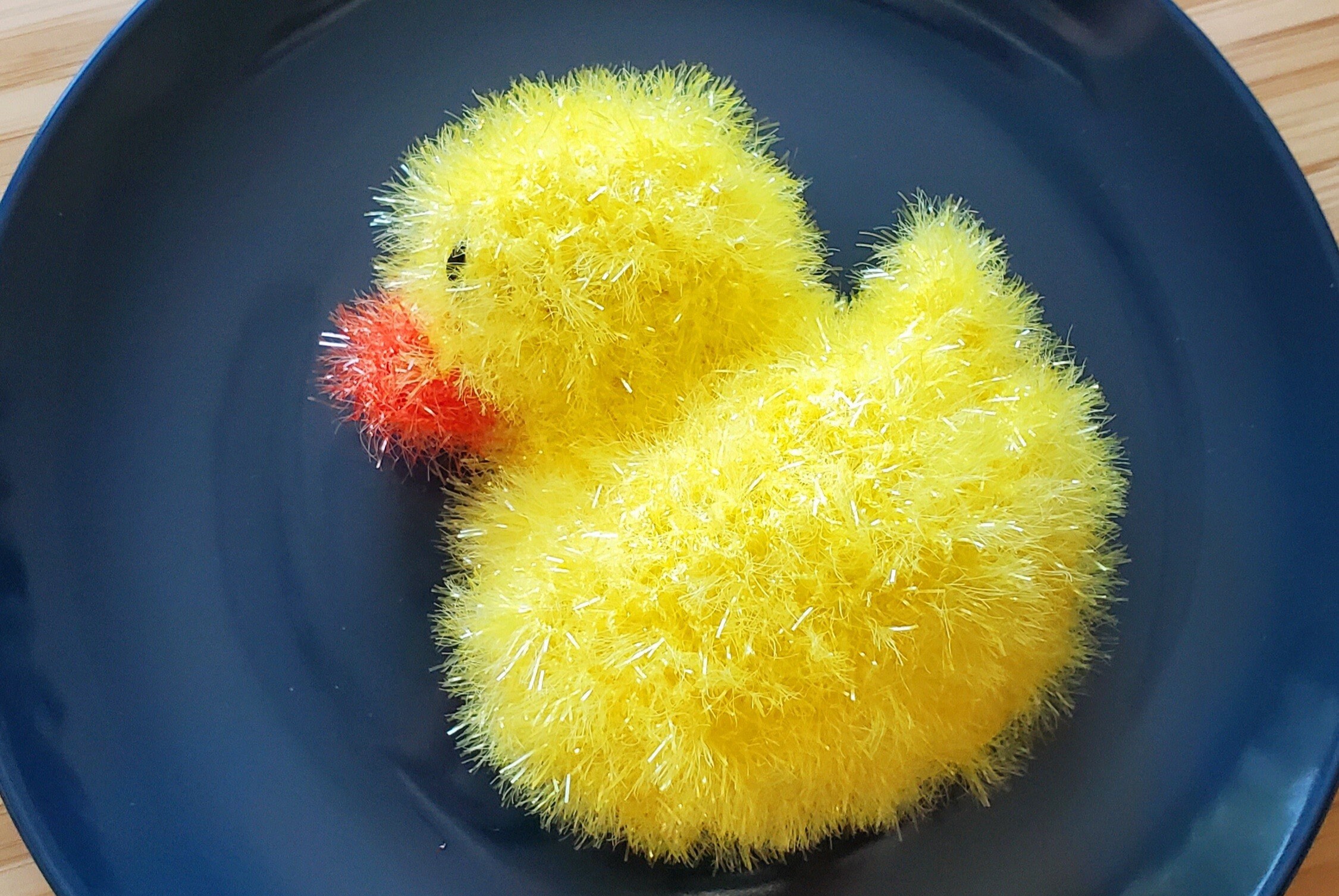 Handmade Dish Scrubby - Rubber Duck Design | Crocheted Scrubber ...