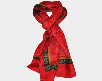 Indian Silk Scarf - Etsy