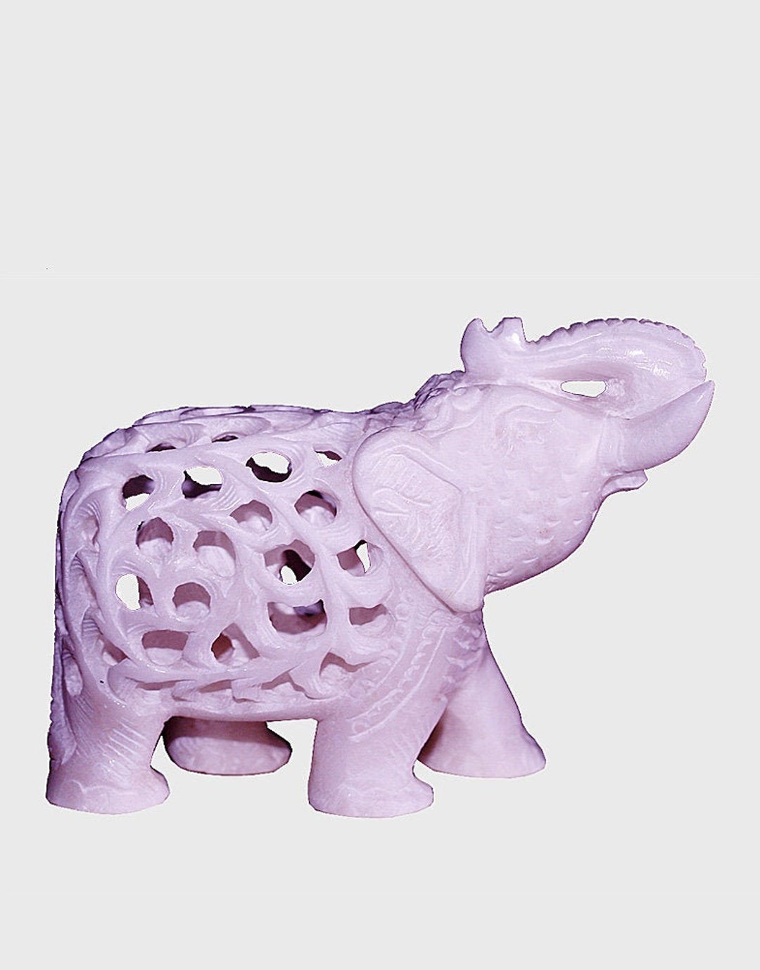 Indian Marble Elephant, Table Decor, Tabletop Art, Indian Art, Ethnic ...