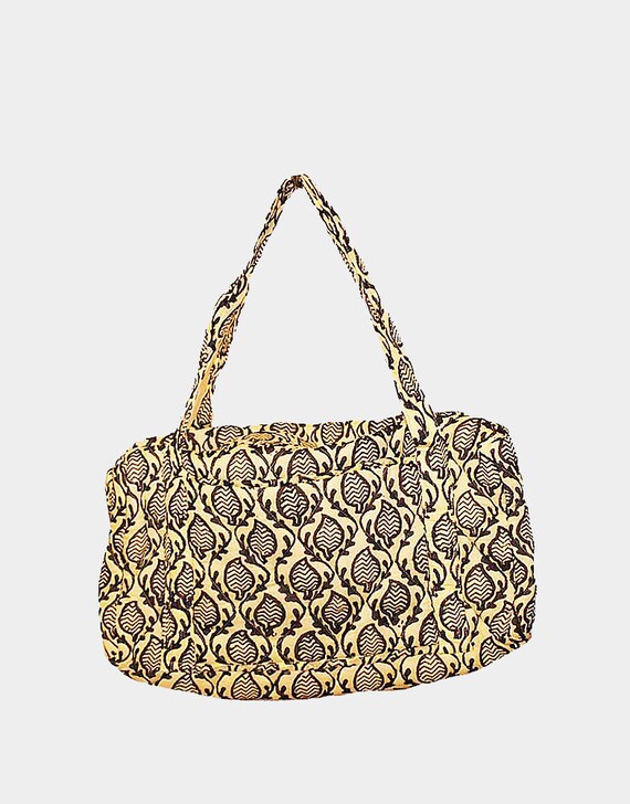 Cotton Quilted Duffel Bag Duffel Bag Travel Duffel Bag | Etsy