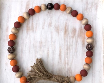 Fall Bead Garland | Etsy
