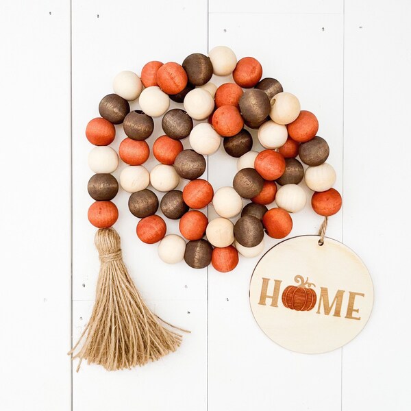 Wood Bead Garland - Etsy