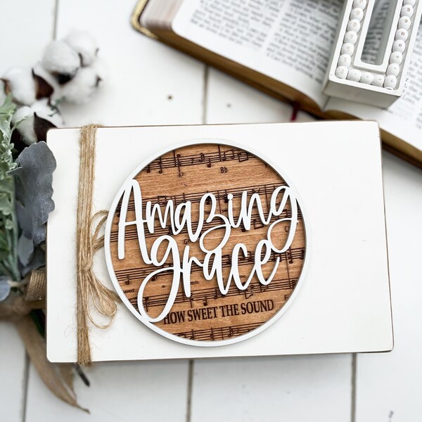 Wooden Grace Sign - Etsy