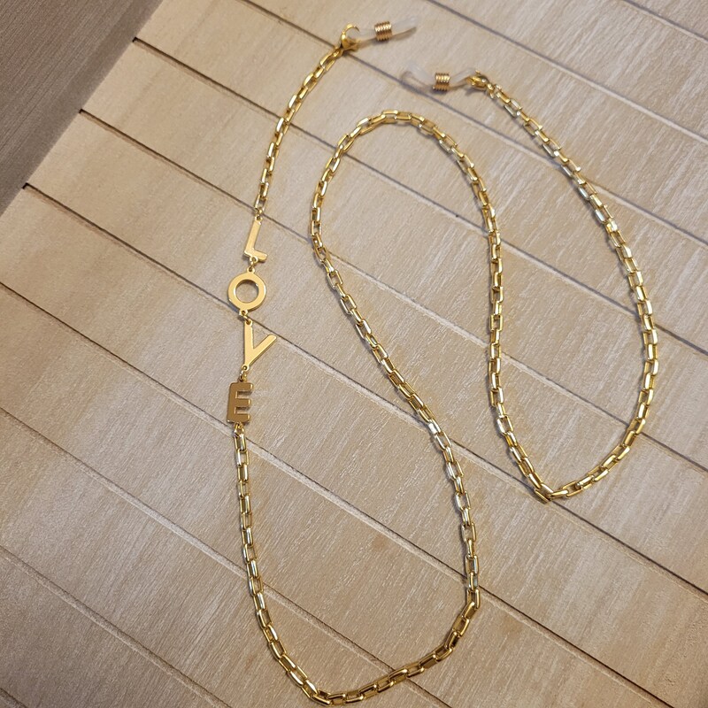 Gold Eyeglass Chain - Etsy