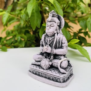 Small Lord Hanuman Statue Hanuman Stone Statue Monkey God Hanuman Hindu ...