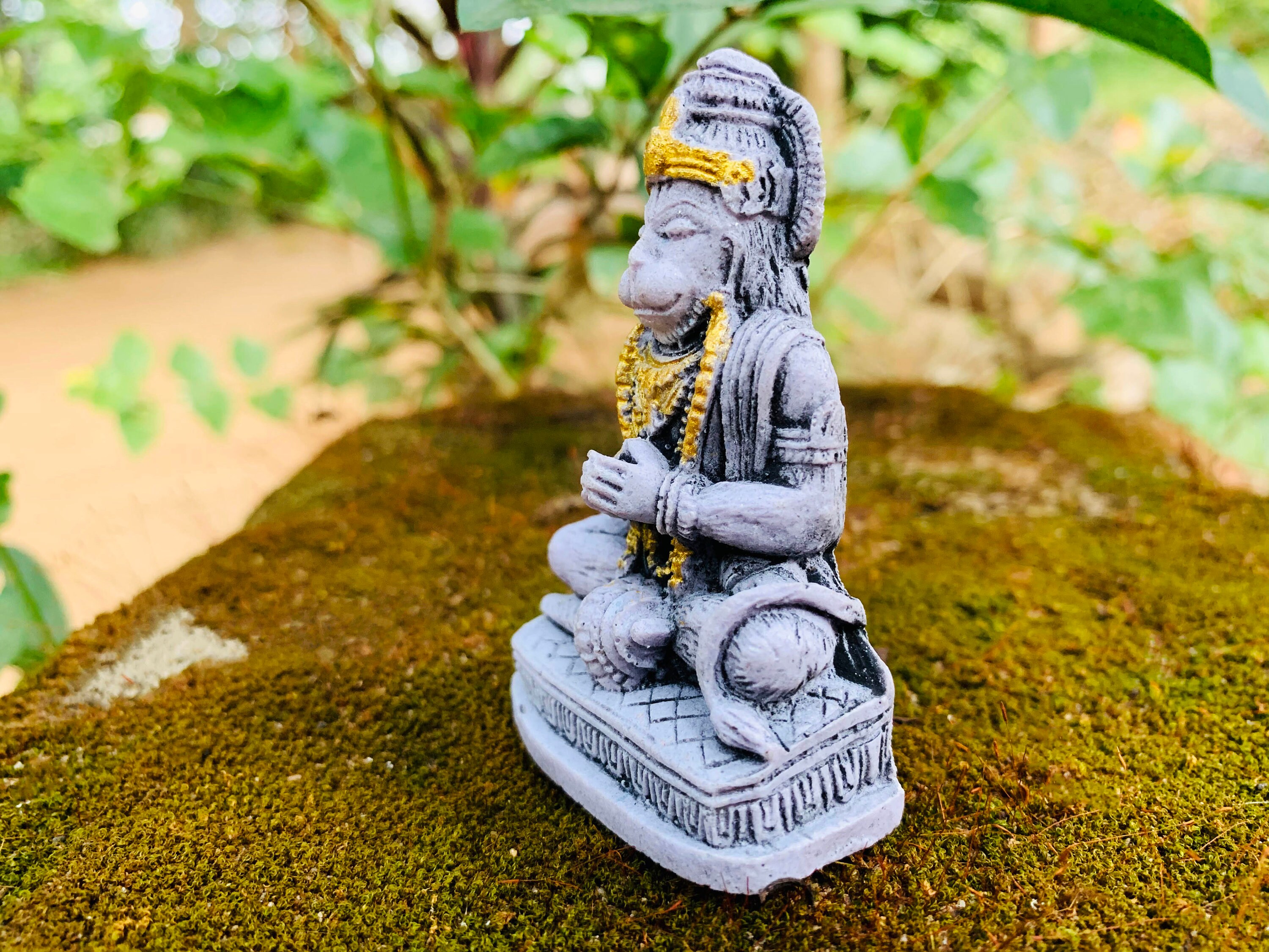 Small Lord HANUMAN Statue Hanuman Stone Statue Hanumantha - Etsy