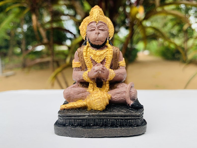 Small Lord HANUMAN Statue Hanuman Stone Statue Hanumantha - Etsy