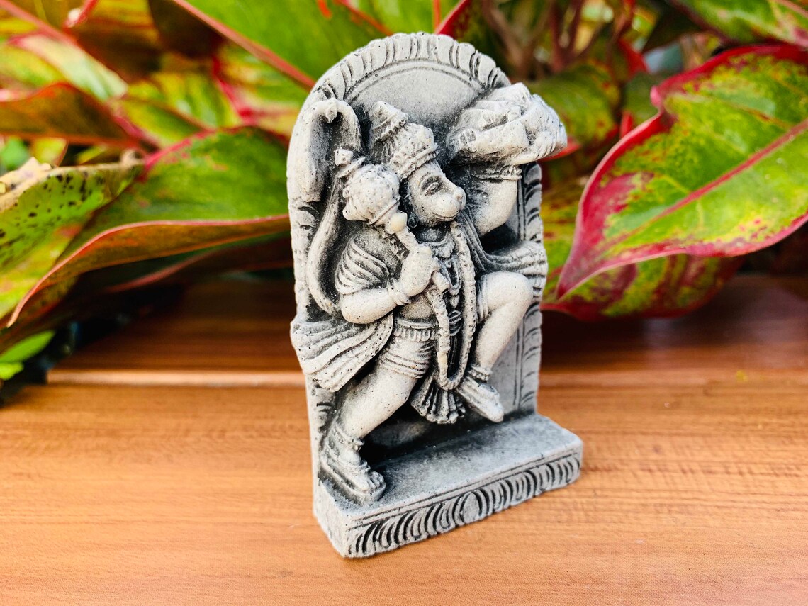 Small Lord HANUMAN Statue Hanuman Stone Statue Hanumantha - Etsy