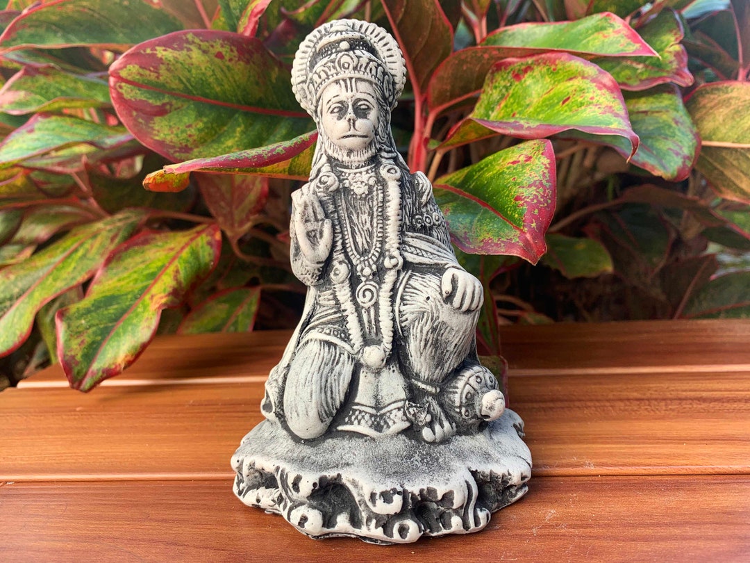 Stone Hanuman Statue: Large Hindu Monkey God Sculpture - Etsy