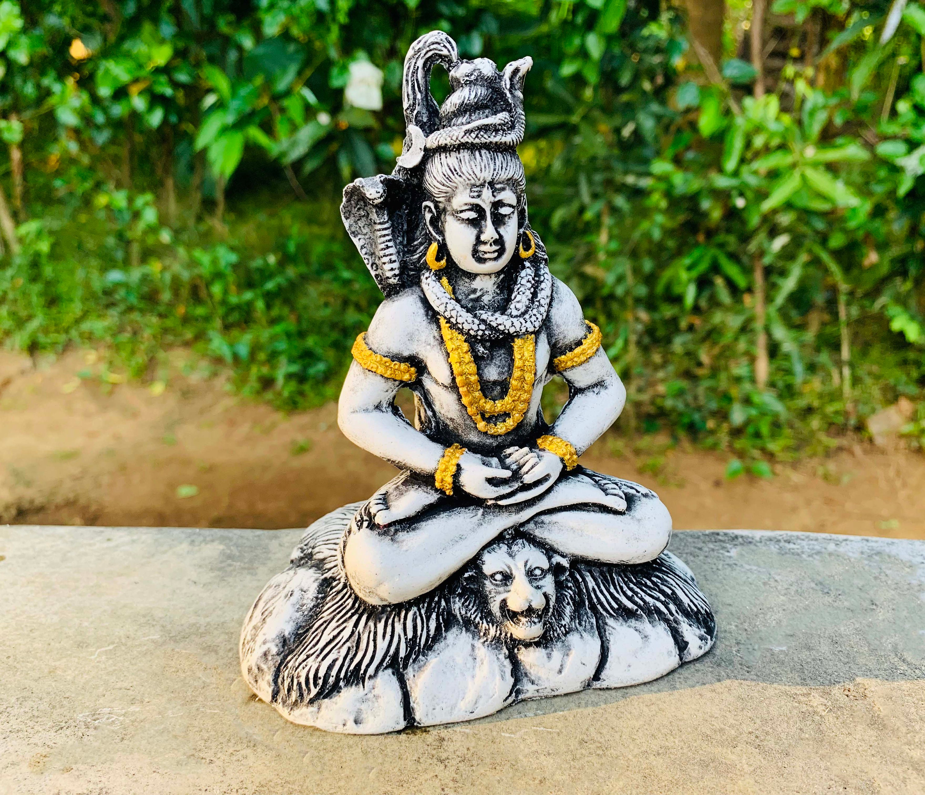 Shiva Stone Statue Meditating Shiva Idols Shiwa Statue - Etsy