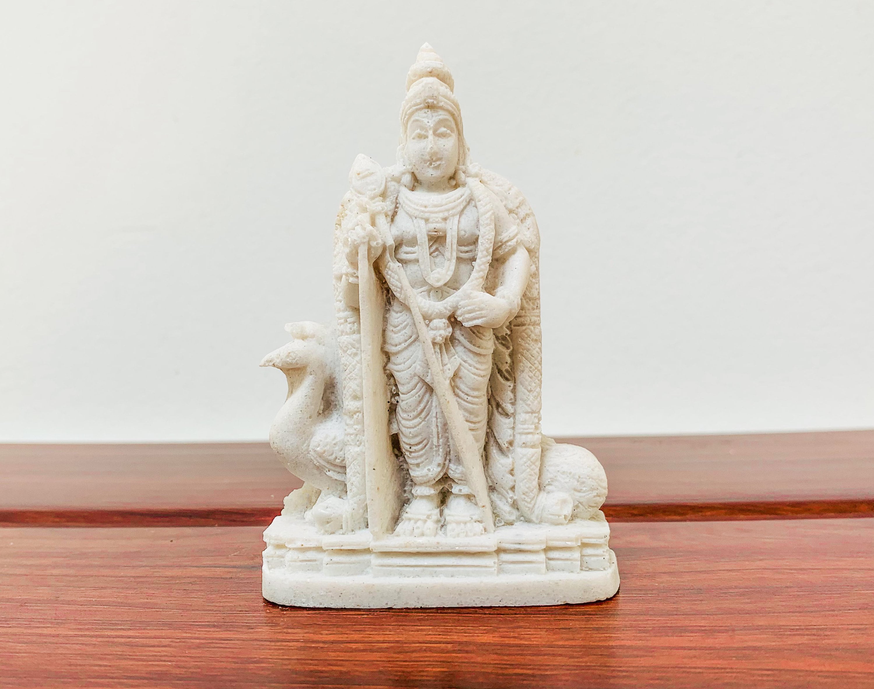 White Murugan Statue Lord Kartikeya Idol Subrahmanya Sculpture Murugan ...