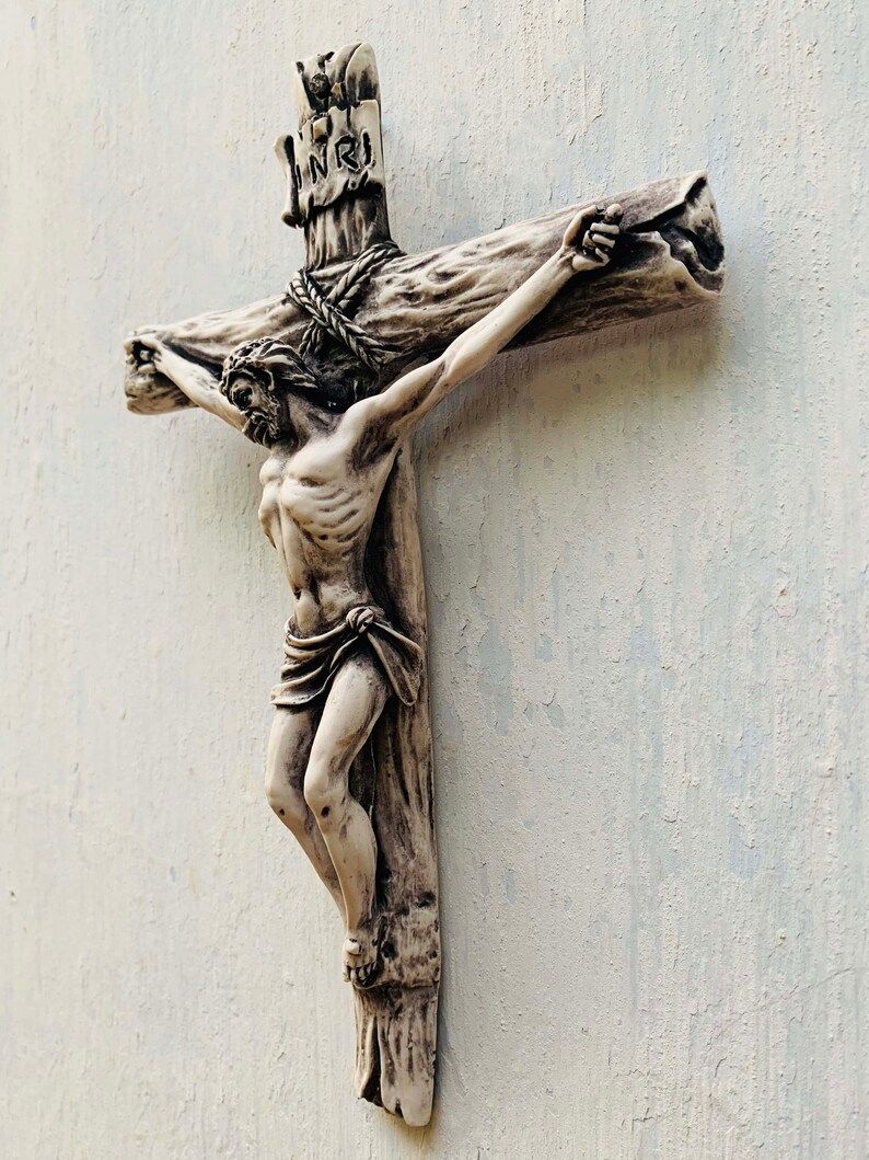 Jesus Statue Jesus Cross Statue for Home Lord Jesus Statue - Etsy