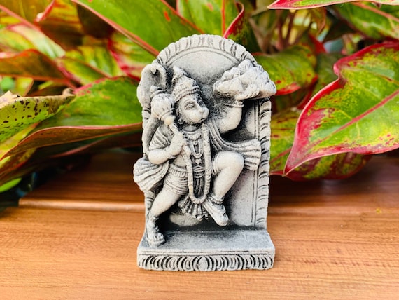 Small Lord HANUMAN Statue Hanuman Stone Statue Hanumantha - Etsy