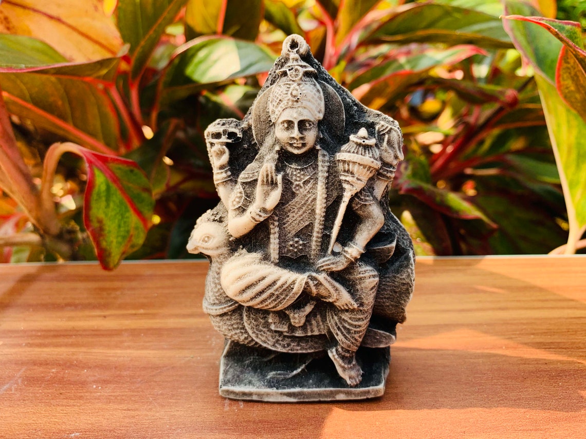 Vishnu Statue Vishnu Ji Statue Vishnu Stone Small Travel Altar Portable ...