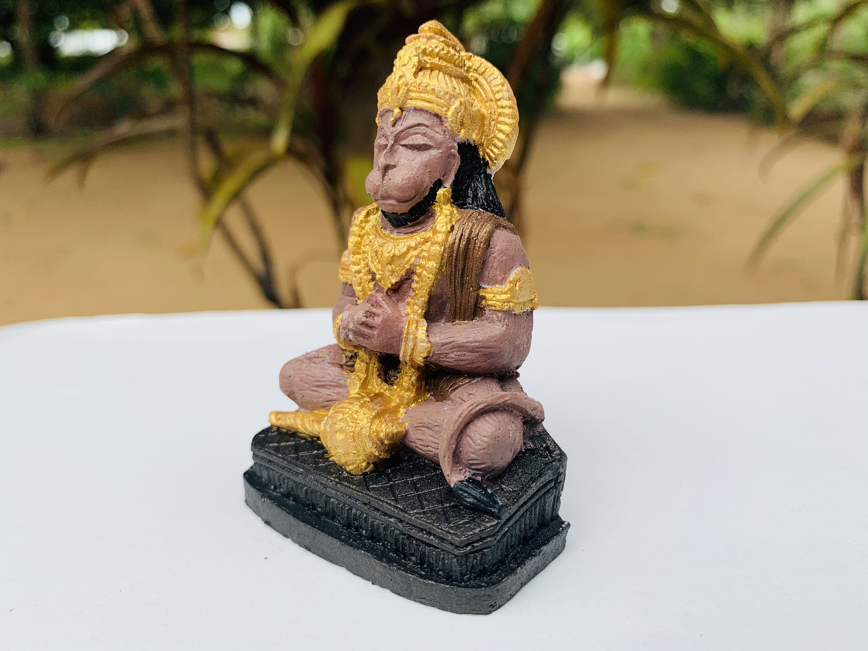 Small Lord HANUMAN Statue Hanuman Stone Statue Hanumantha - Etsy