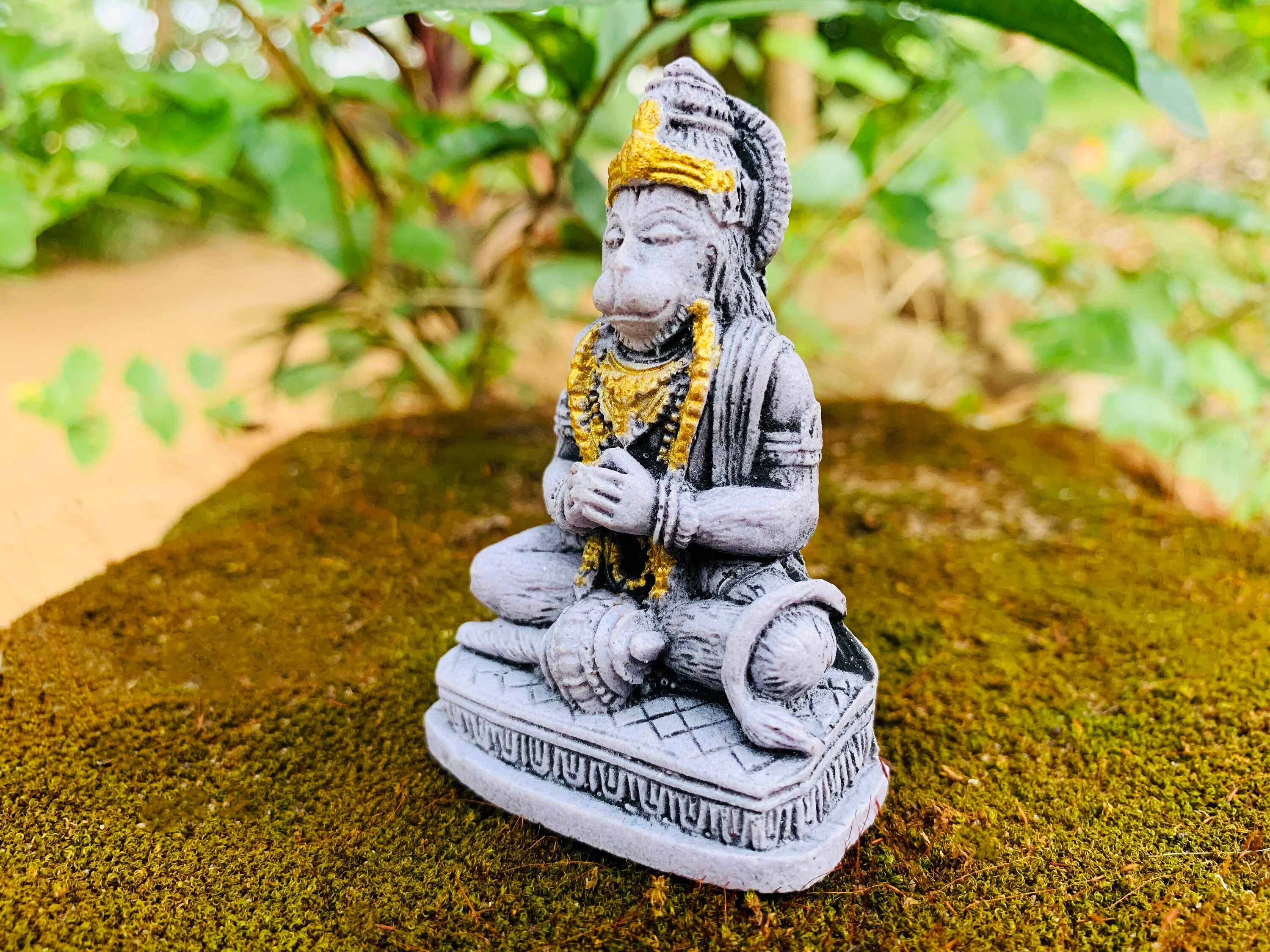 Small Lord HANUMAN Statue Hanuman Stone Statue Hanumantha - Etsy