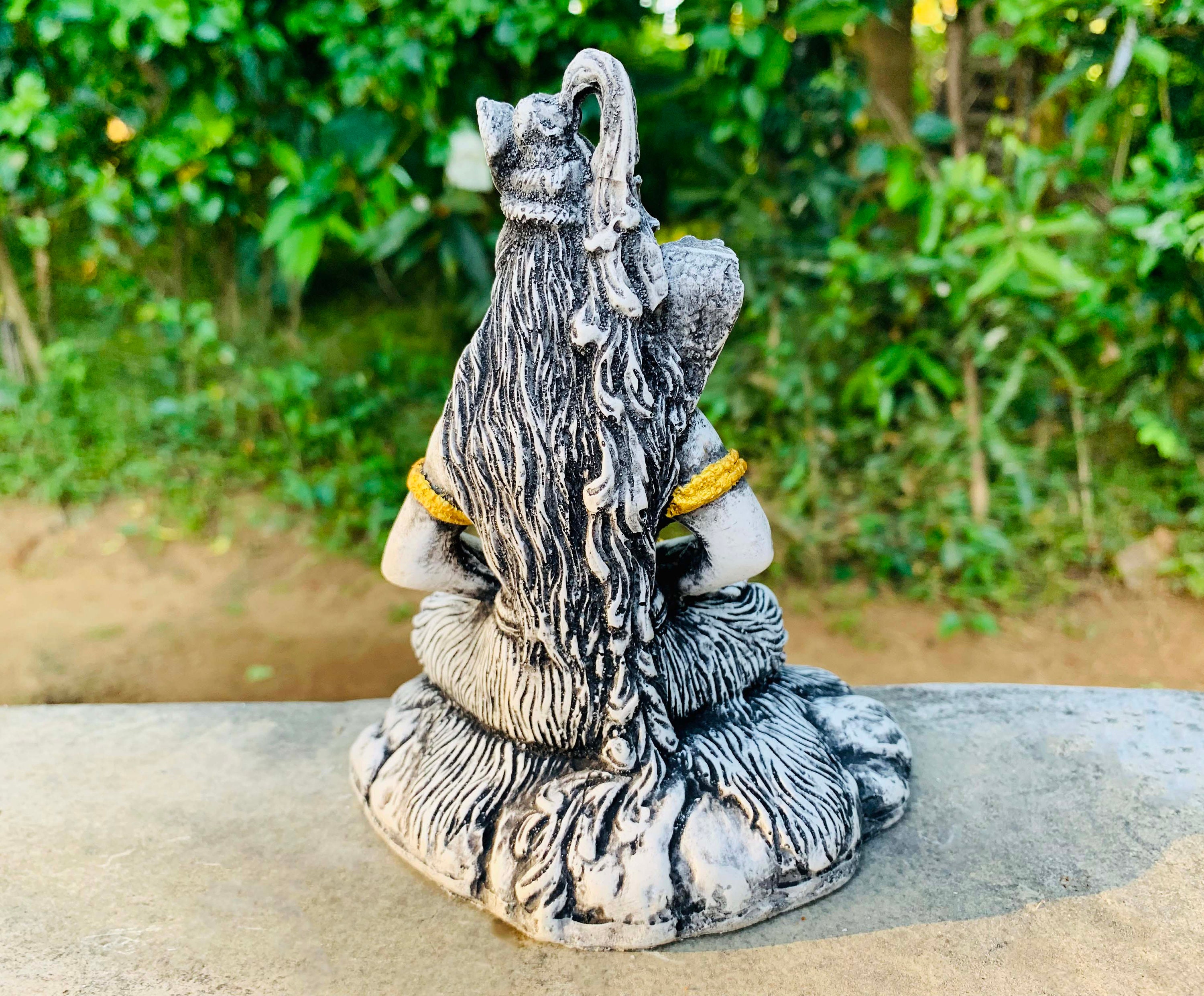 Shiva Stone Statue Meditating Shiva Idols Shiwa Statue - Etsy