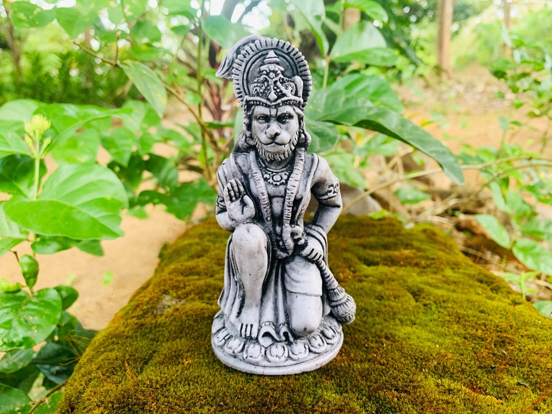Lord Hanuman Statue Hanuman Stone Statue Monkey God Hanuma Hindu Pooja ...