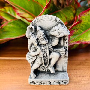 Small Lord HANUMAN Statue Hanuman Stone Statue Hanumantha Monkey God ...