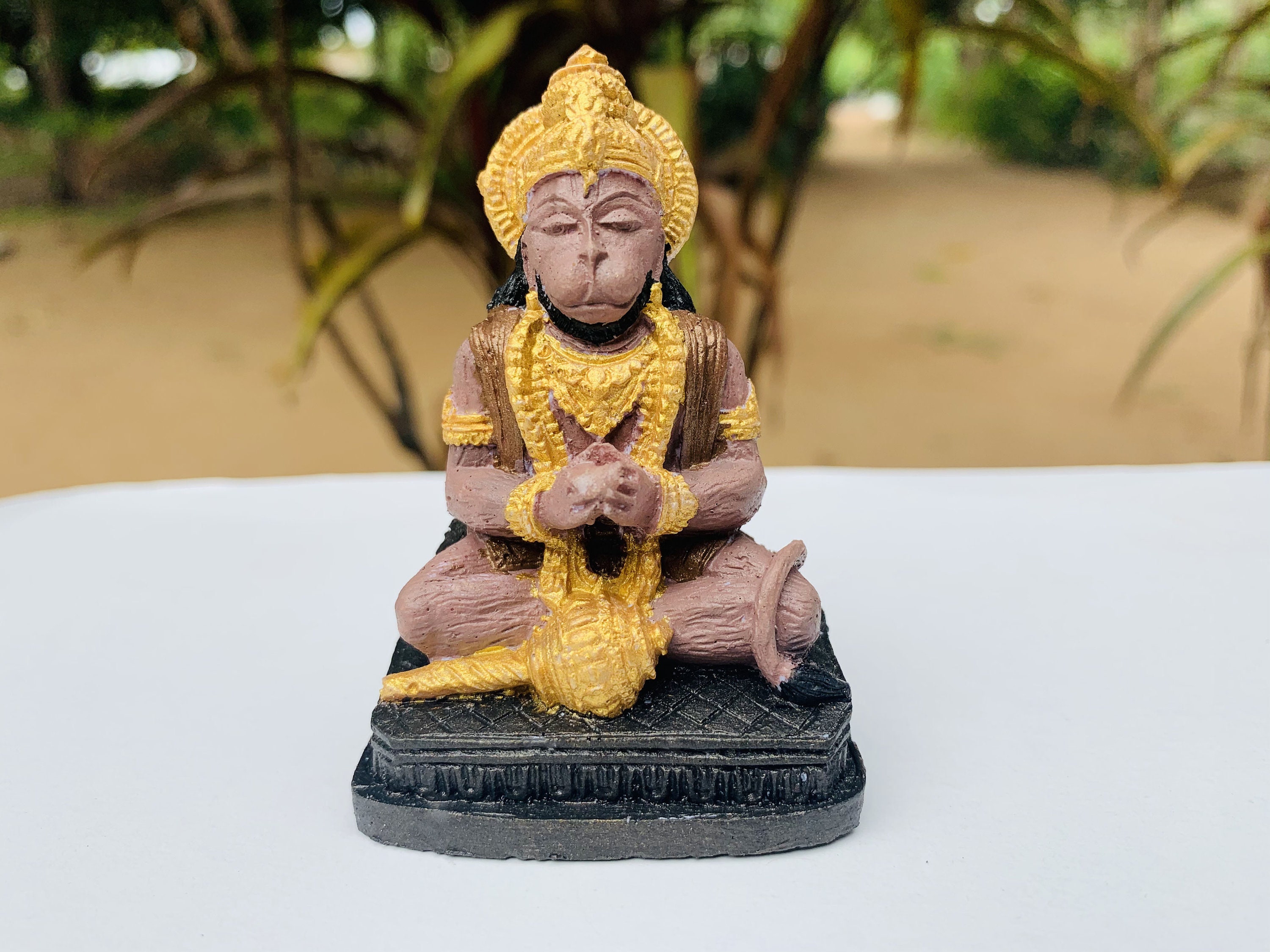 Small Lord HANUMAN Statue Hanuman Stone Statue Hanumantha - Etsy