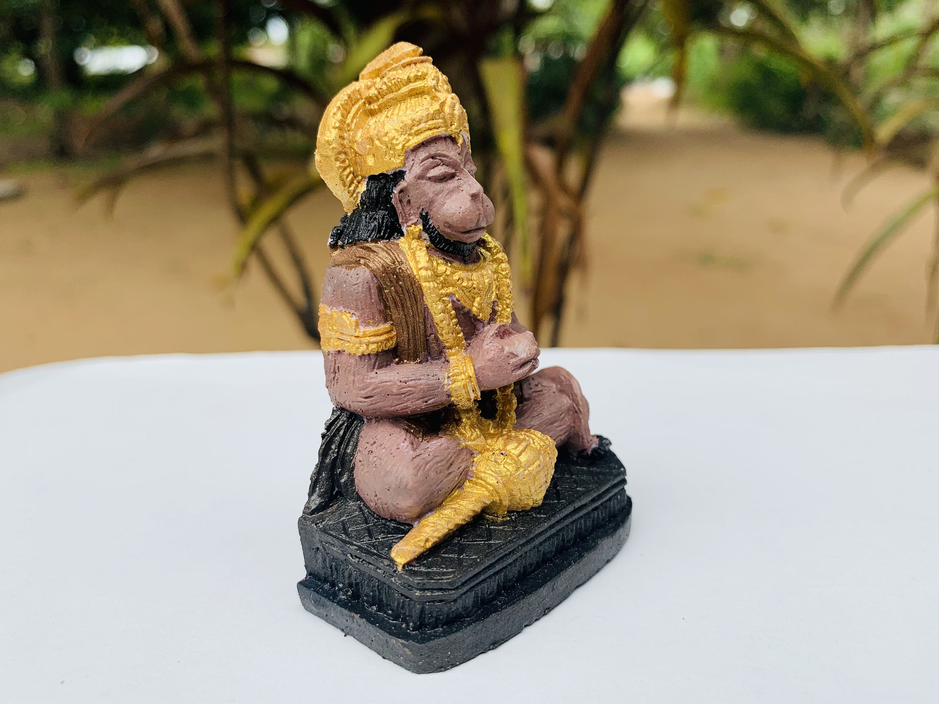 Small Lord HANUMAN Statue Hanuman Stone Statue Hanumantha - Etsy