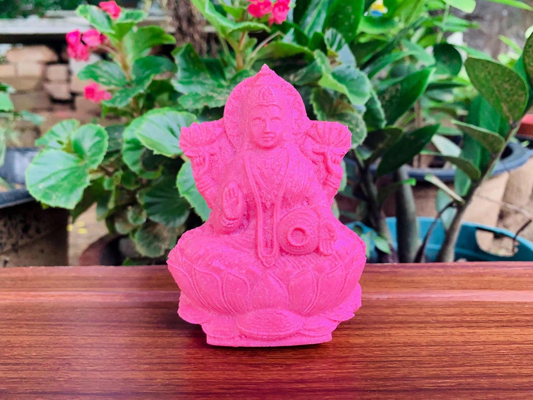 Pink Lakshmi Statue Goddess Lakshmi Lakshmi Ji Idol - the Hindu Goddess ...