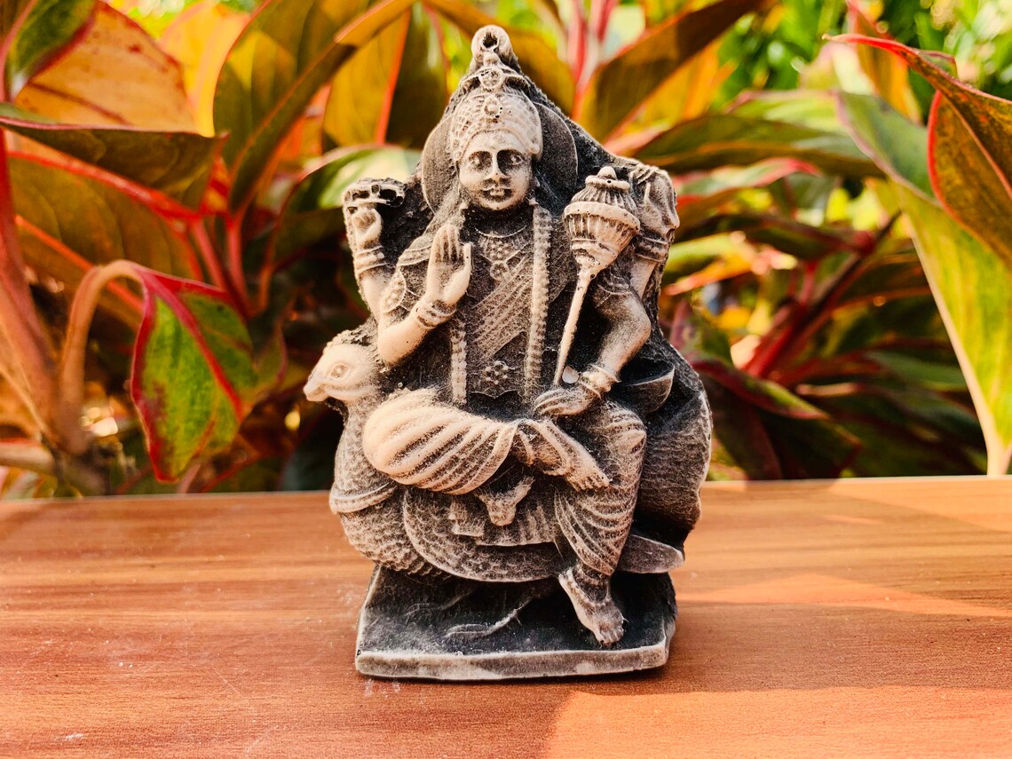 Vishnu Statue Vishnu Ji Statue Vishnu Stone Small Travel Altar Portable ...