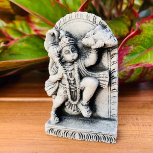Small Lord HANUMAN Statue Hanuman Stone Statue Hanumantha Monkey God ...