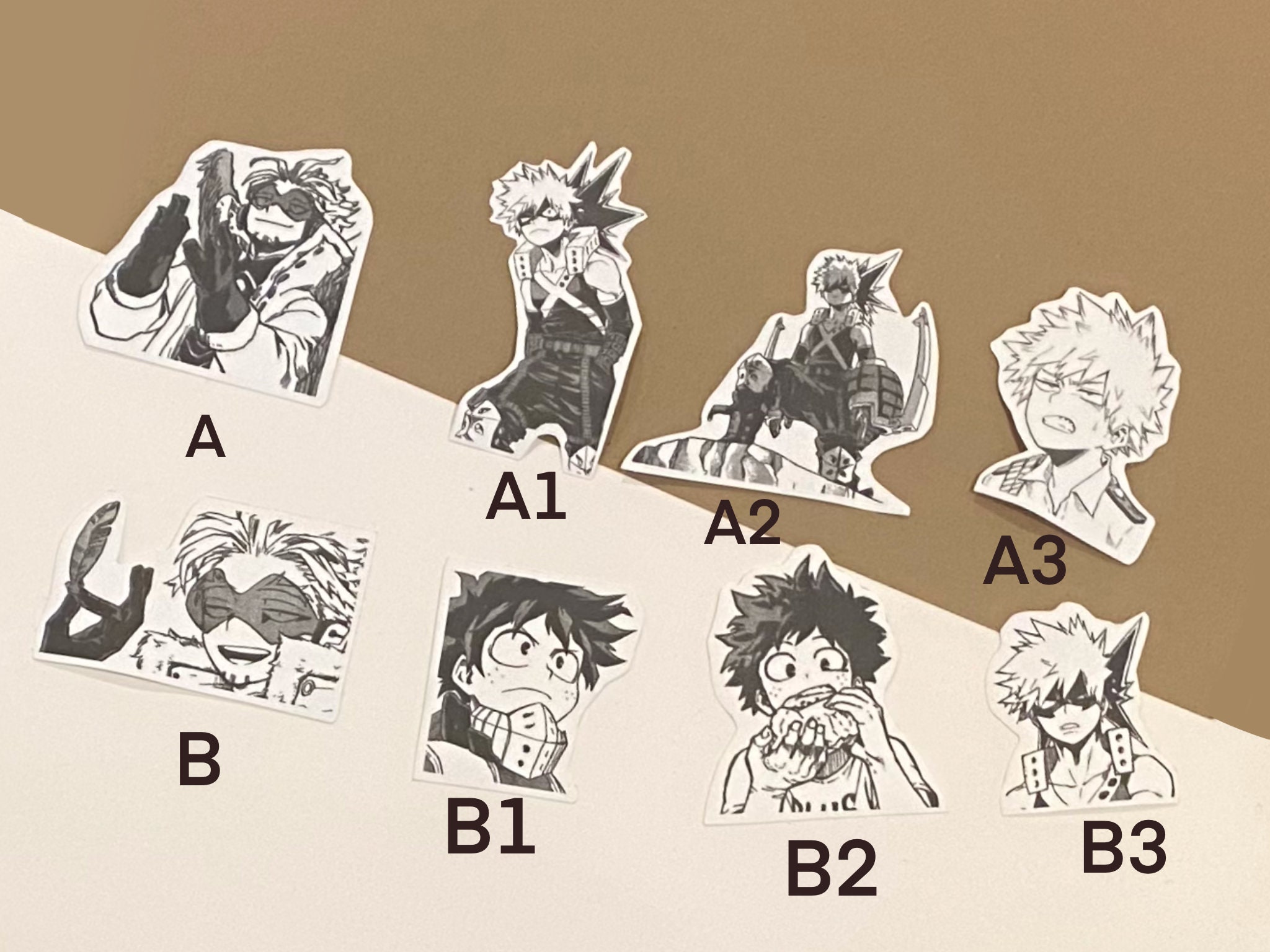 Pack of 19 MHA/BNHA anime manga stickers boku no hero | Etsy
