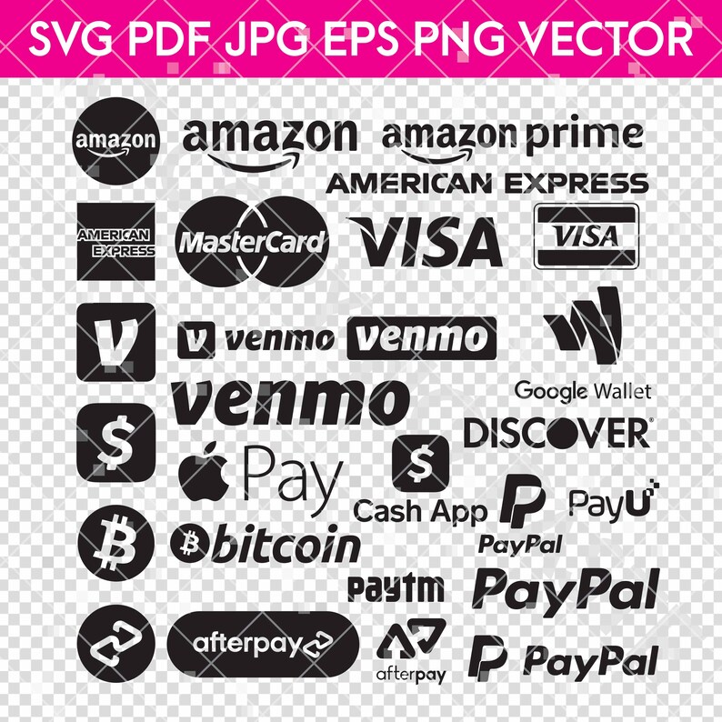Shop Payment Logos for Payment Sign SVG EPS PNG Cricut - Etsy