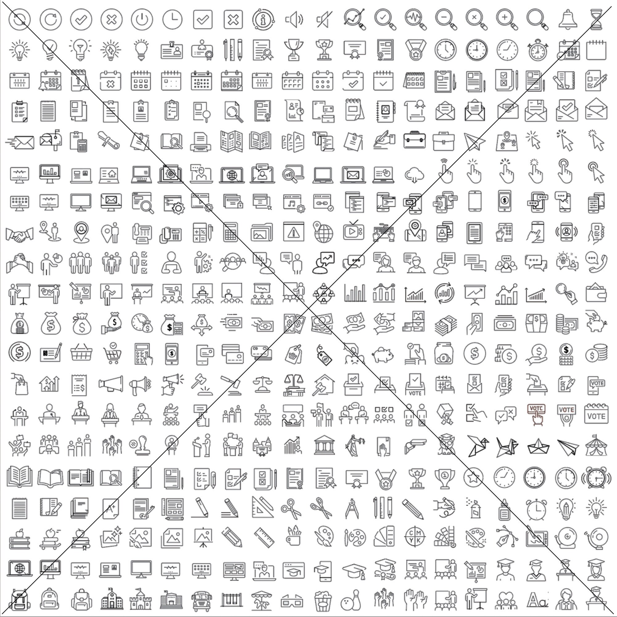 1200+ Editable Icons - .svg .png .ai .eps File Types - Vector Editable ...
