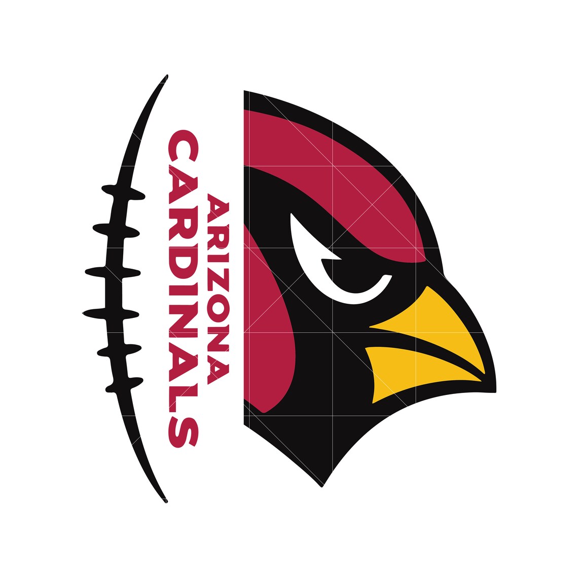 Arizona Cardinals svg logo svg Rugby football svg Logo | Etsy