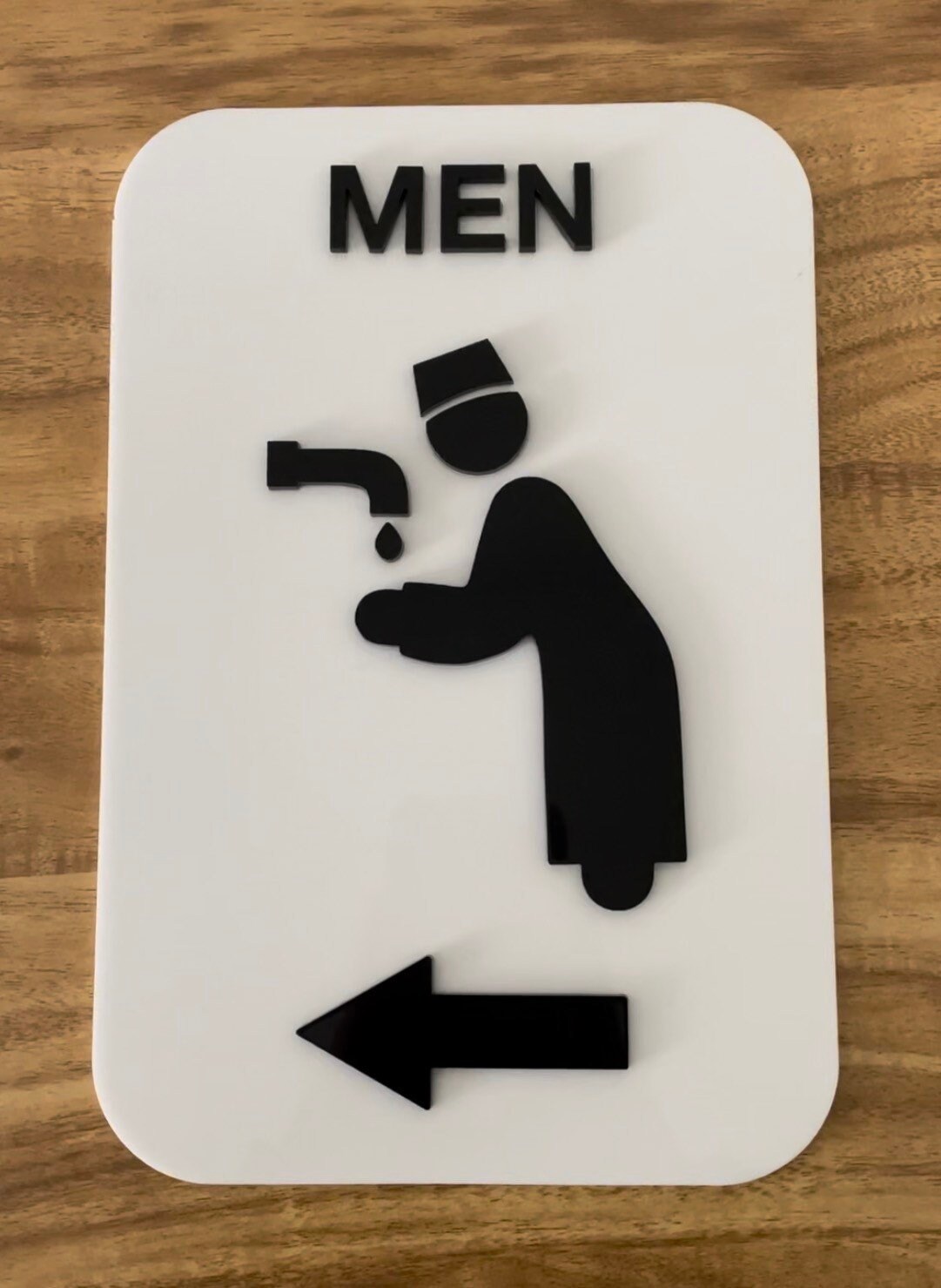 Acrylic Wudu Sign | Mosque Restroom Decor, Men & Women (9x6) - Etsy