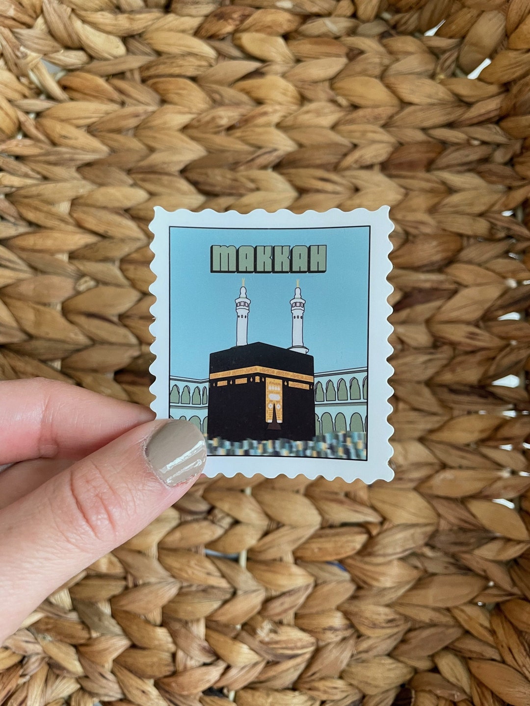 Makkah Stamp Sticker - Etsy