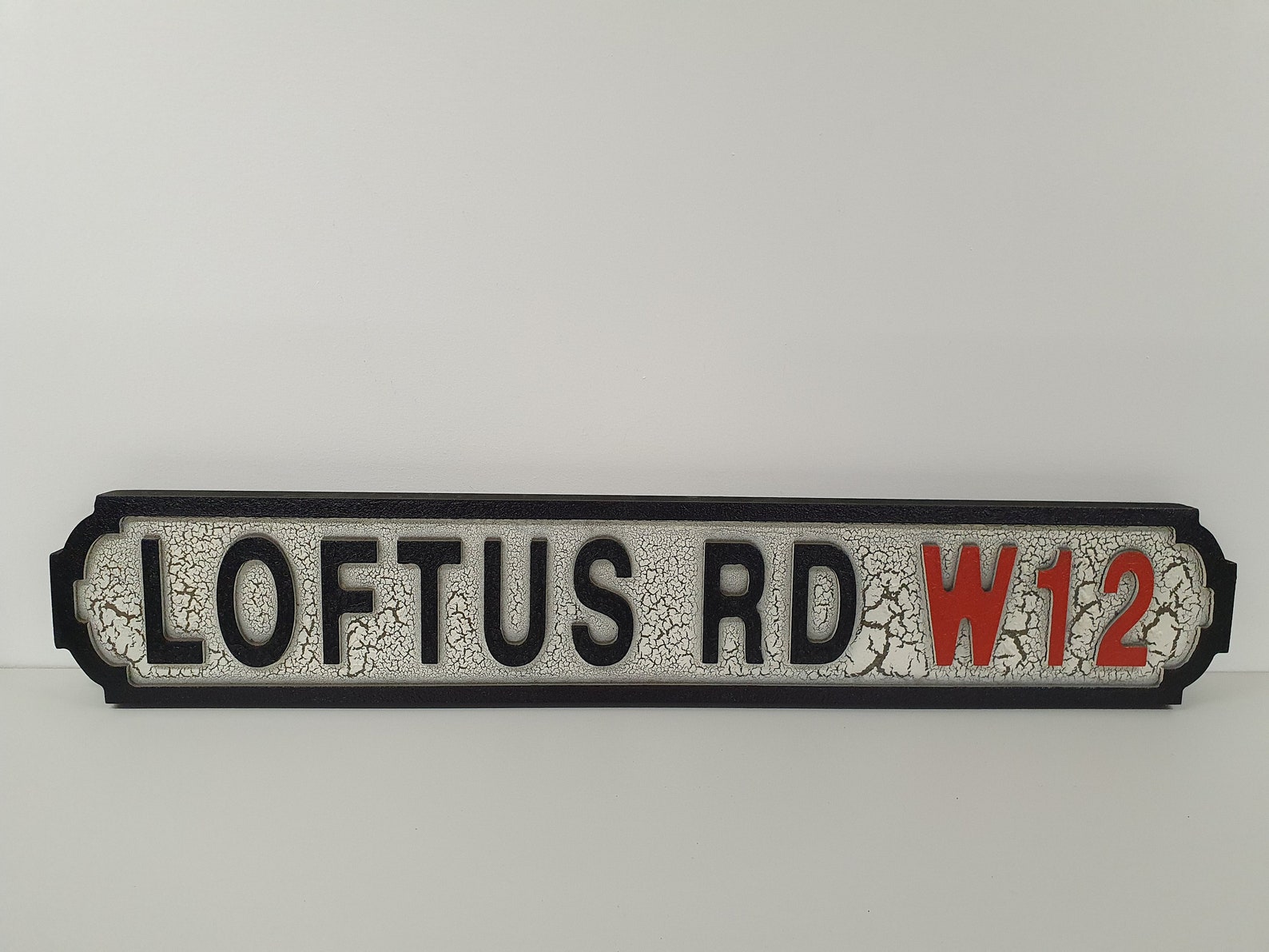 LOFTUS ROAD W12 Retro Vintage Style Wooden Street Sign Rustic - Etsy