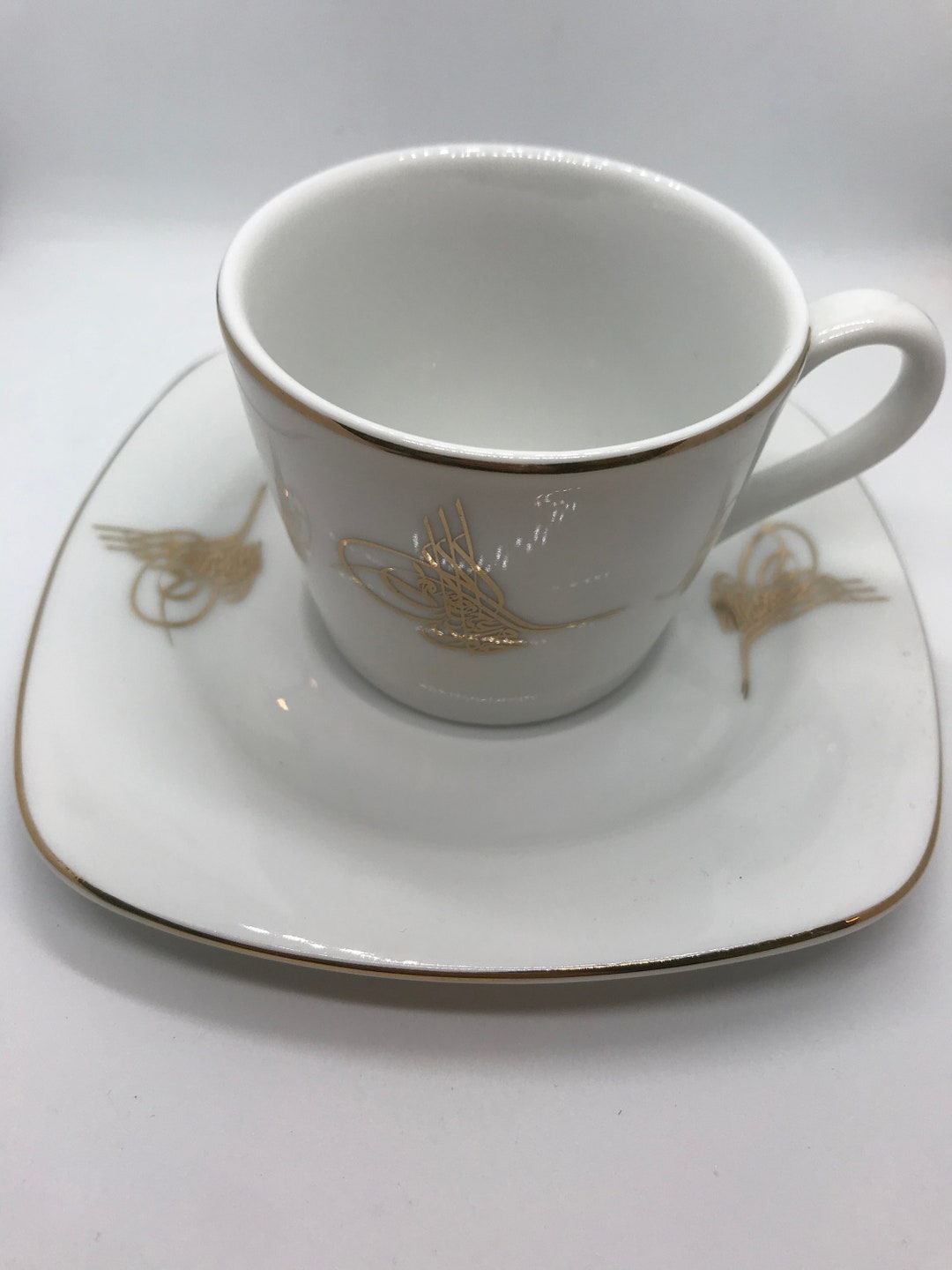 IPEK Porcelain Turkish Coffee Set With 6 Cups & 6 Saucers - Etsy