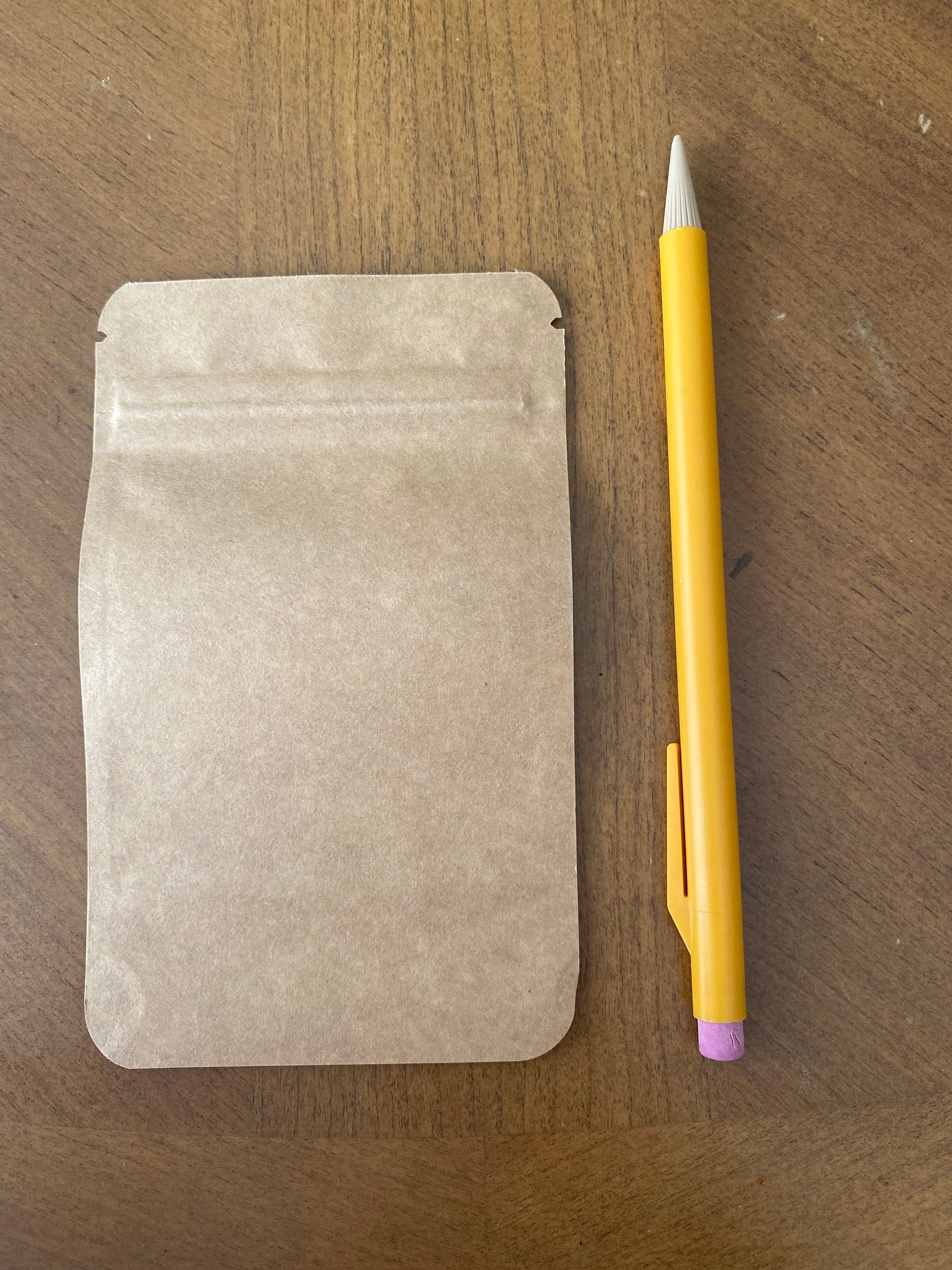 Resealable Foil Lined Kraft Paper Sample Size Bag Pouch 5 Pack for ...