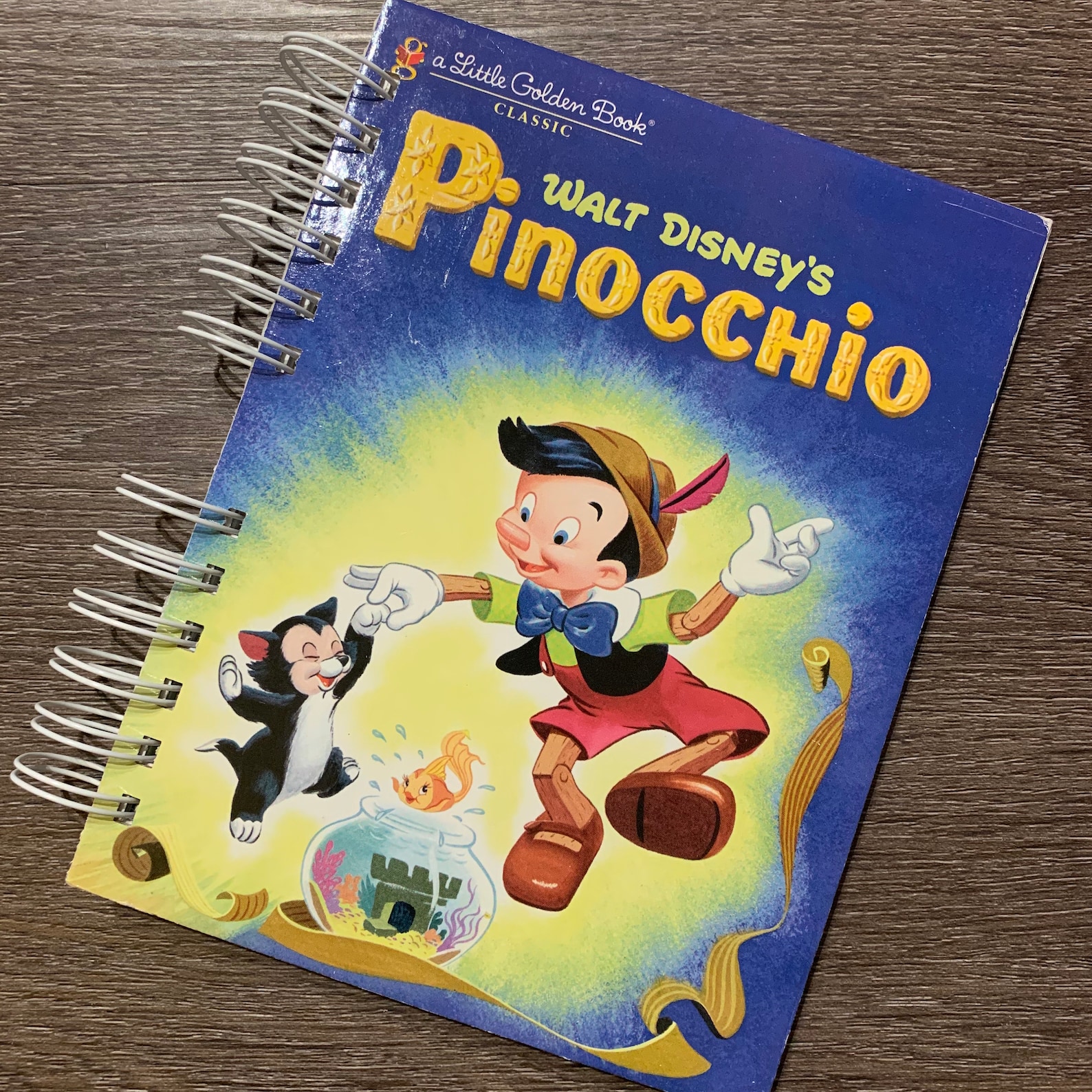 Upcycled Disney Pinocchio Storybook 200 Page Journal - Etsy