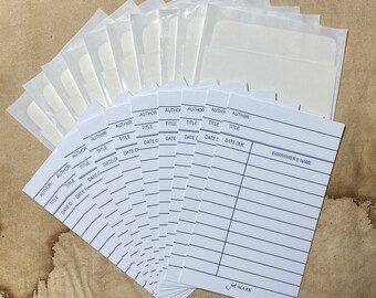 Library Card Holder - Etsy