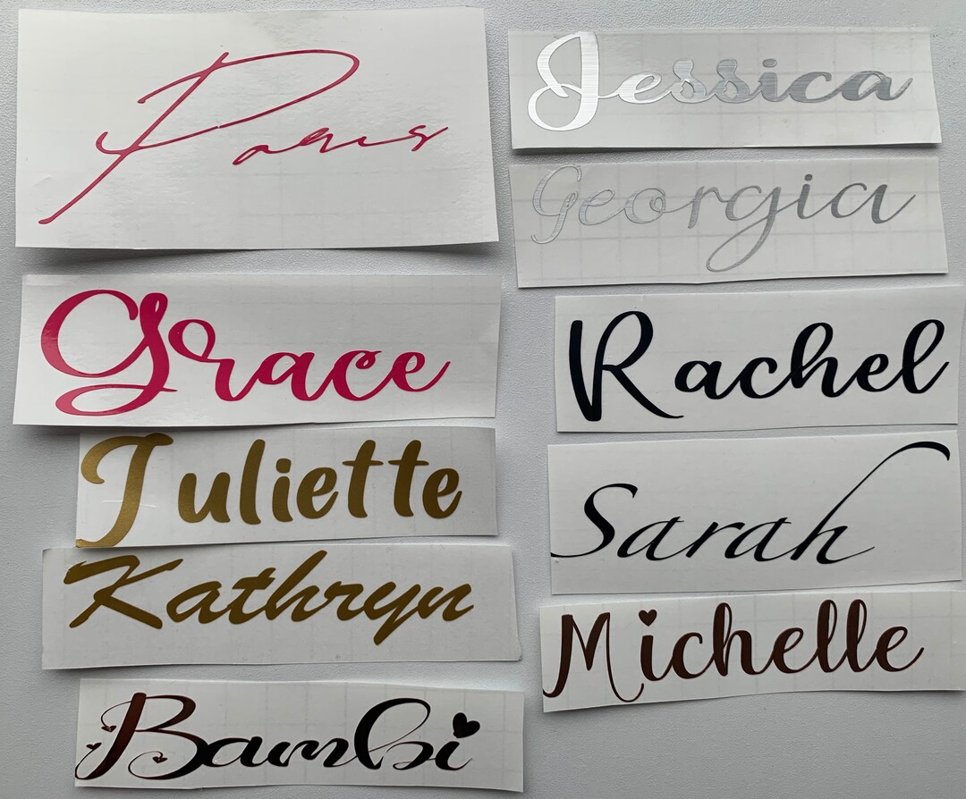 Vinyl Letters, Decal Stickers, Personalised Labels - Etsy