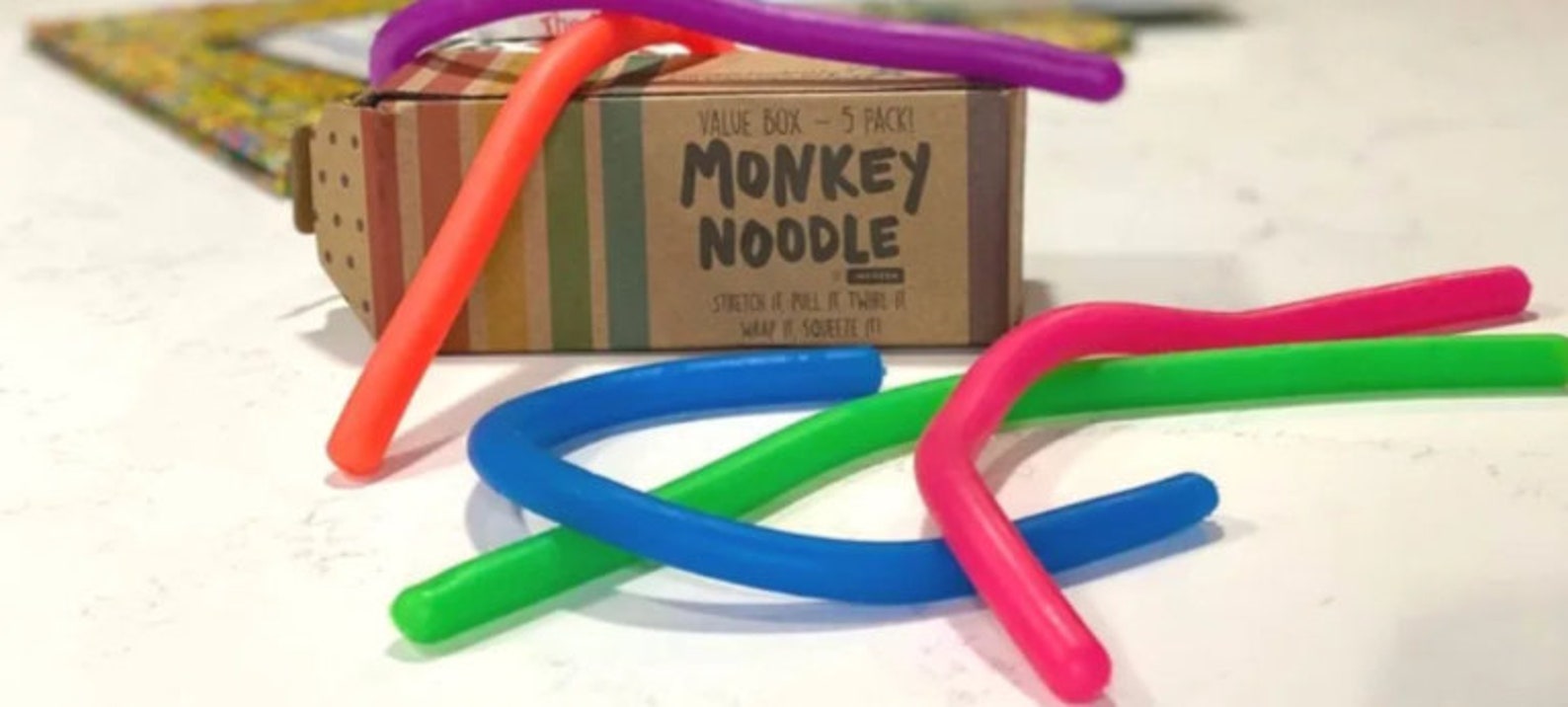 Stretchy Monkey Noodle Fidget Toy Pop It sensory stretch long | Etsy