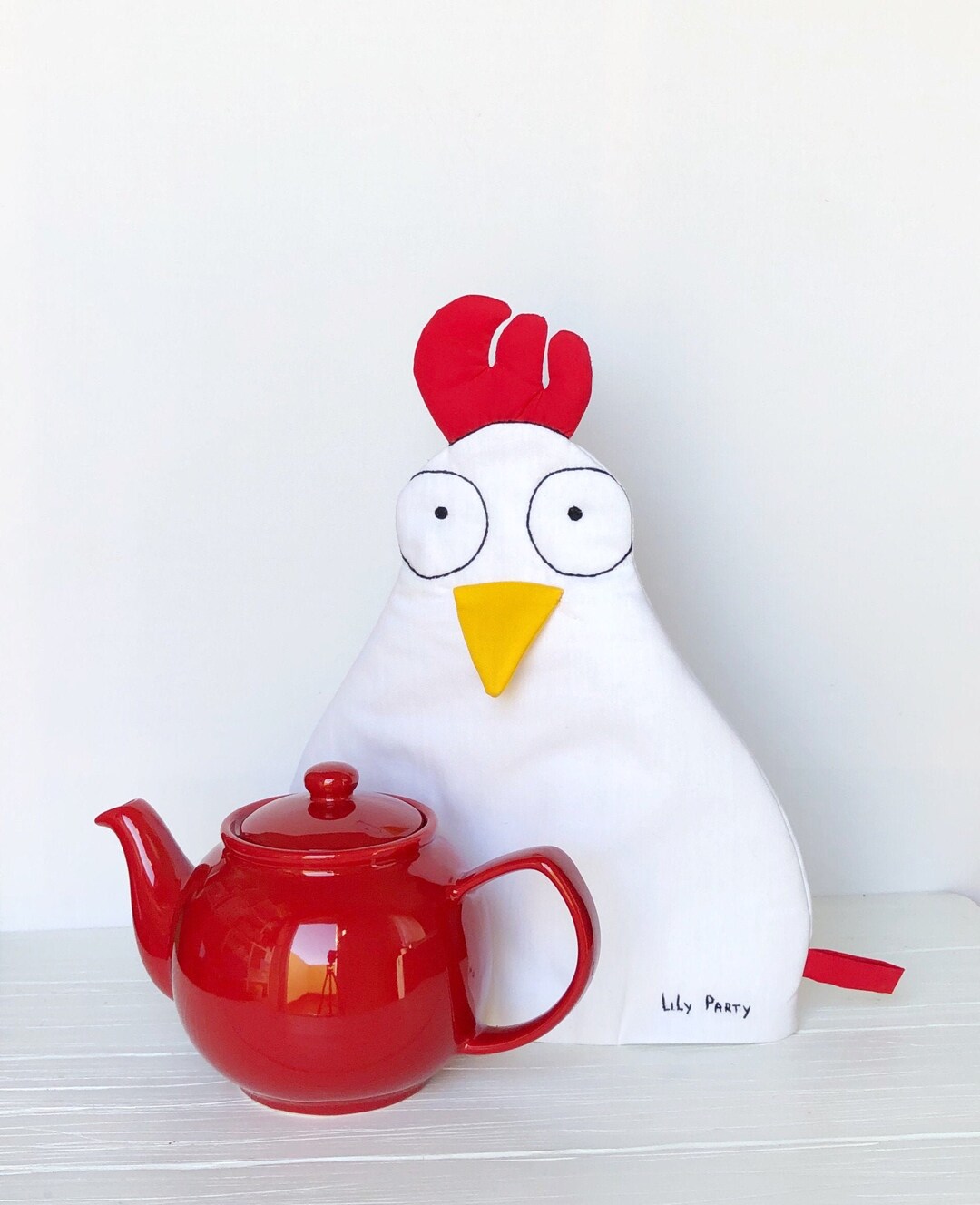 Teapot, Cotton Rooster, Cotton Teapot Cover, Vintage Teapot Cozy, Ester ...