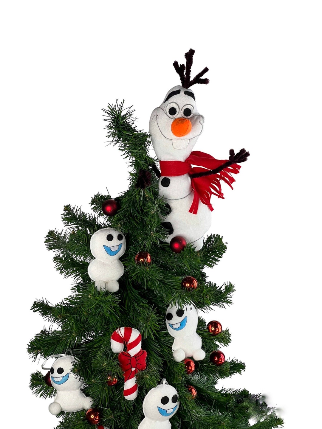 Christmas Tree Topper Olaf Inspired Tree Topper Frozen - Etsy